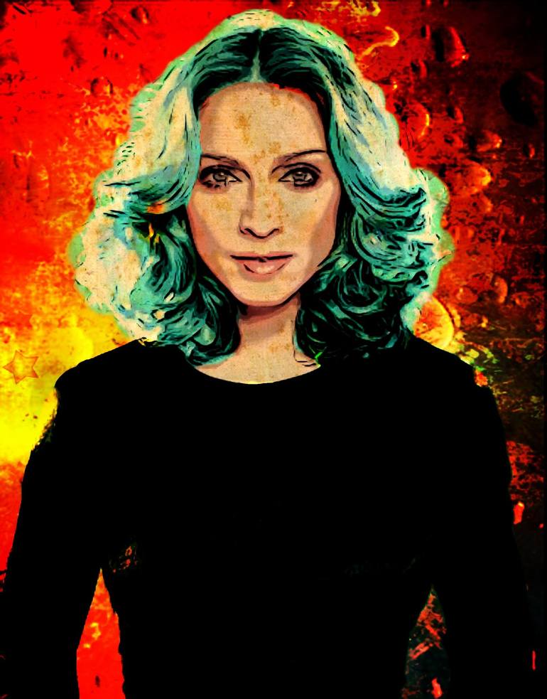 Madonna Mixed Media by Mike Rampino | Saatchi Art