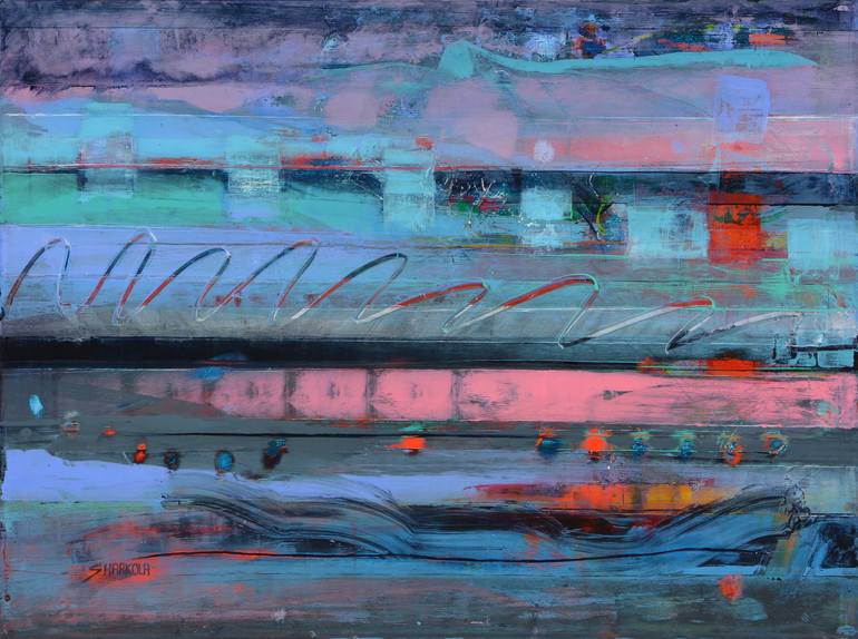 Sine Wave Painting by Stephen Harkola | Saatchi Art