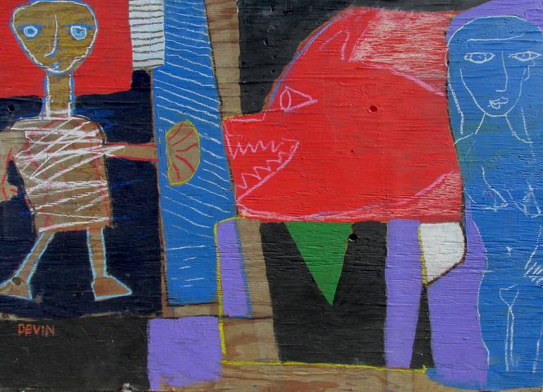 Clay Hands Painting by Devin Oatway | Saatchi Art