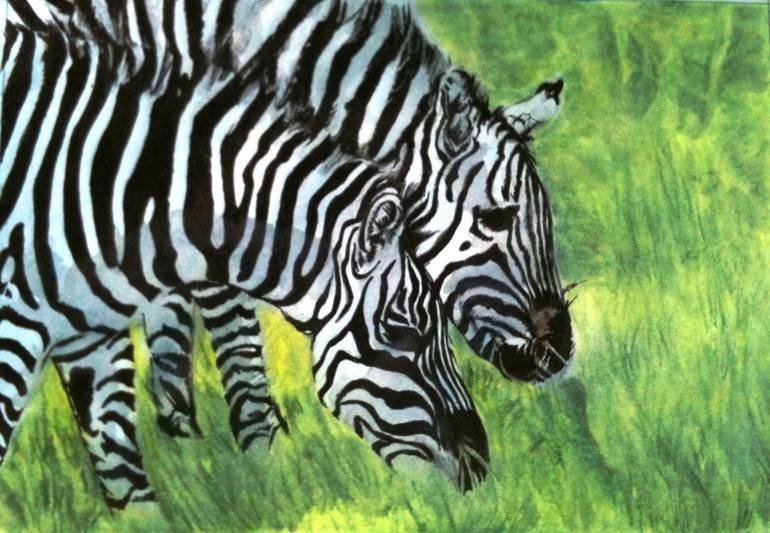 Graze Painting by Beena khan | Saatchi Art