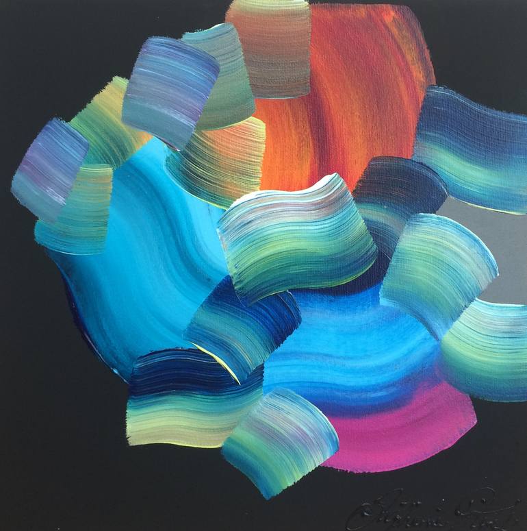 From the Darkness Painting by Stephanie Rivet | Saatchi Art