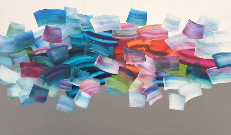 Oscillations Painting by Stephanie Rivet | Saatchi Art