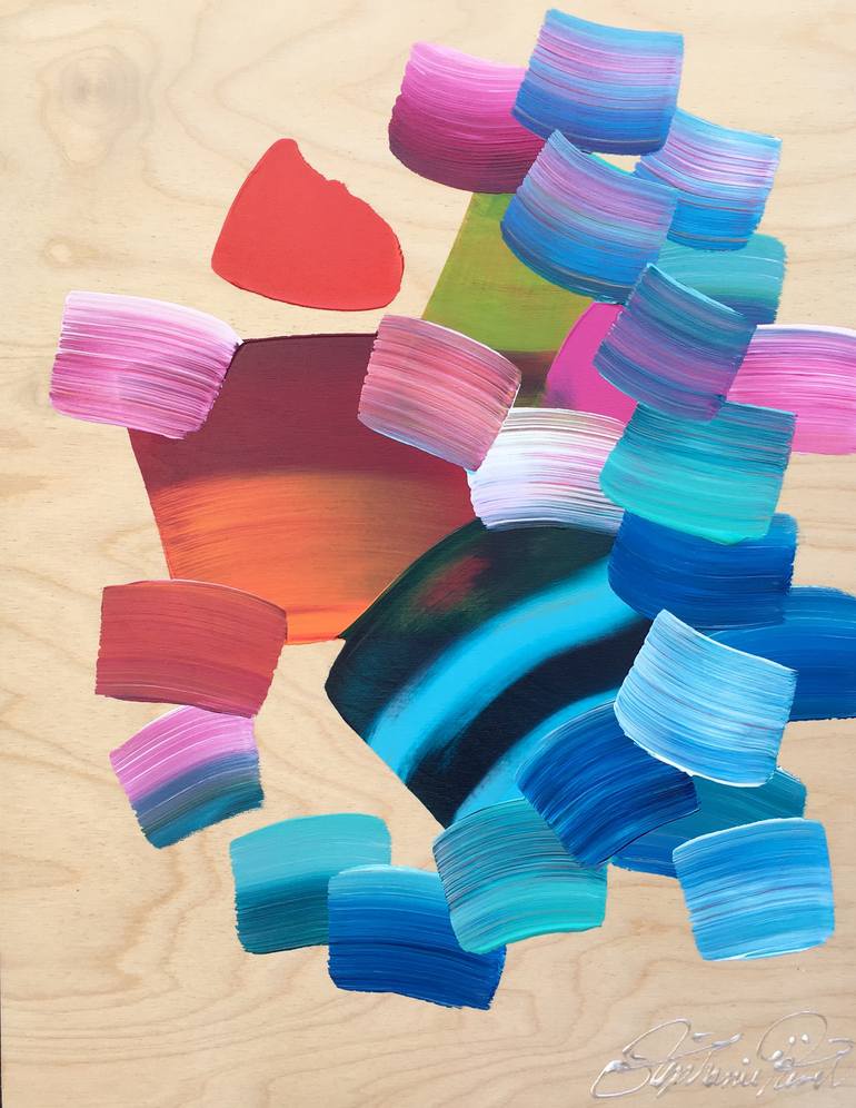 Flow 63 Painting by Stephanie Rivet | Saatchi Art