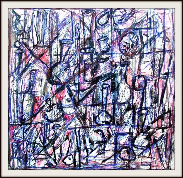 Still life V Drawing by Ramon Rondon | Saatchi Art