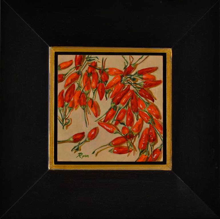 Peppers Painting by Roger Gordon | Saatchi Art