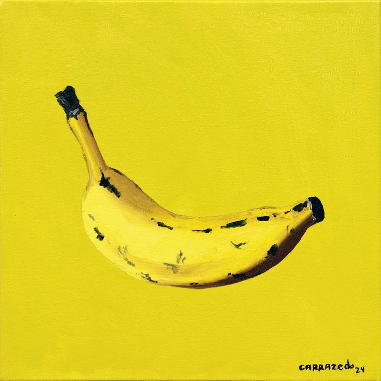 Banana Colors - Lemon Yellow Painting by Eric Carrazedo | Saatchi Art