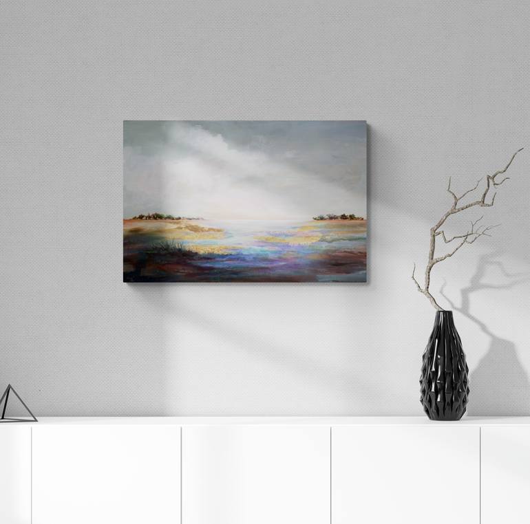 Listen Painting by Karen Hale | Saatchi Art