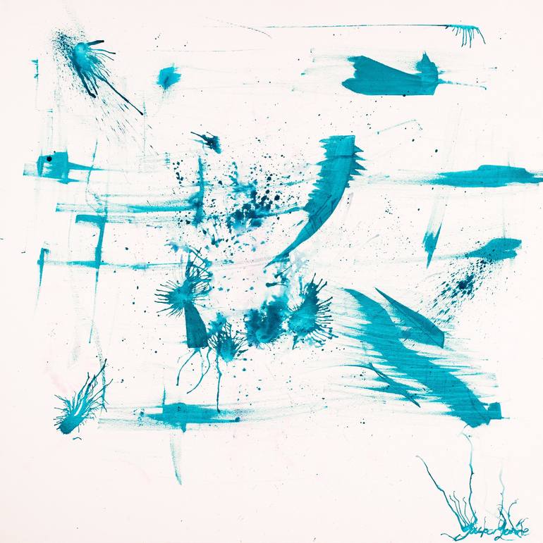 Faded Pink From Faded Ink Painting by Jasper Levine | Saatchi Art