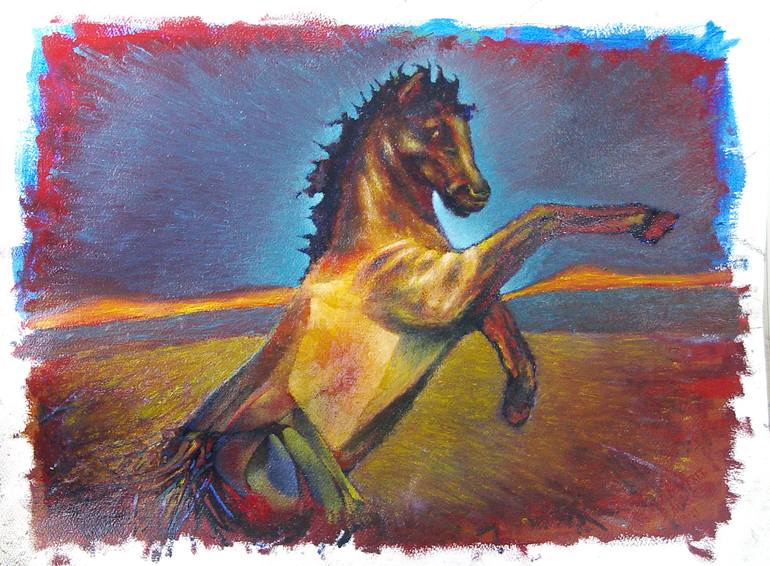 Wild & Free Painting by Bryon Suter | Saatchi Art