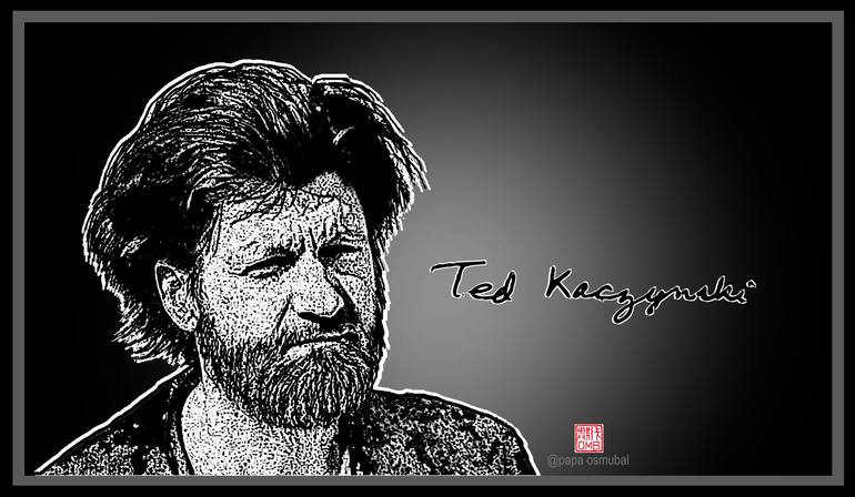 Ted Kaczynski- Unabomber (1942-2023) Digital by Oscar Munoz Balajadia ...