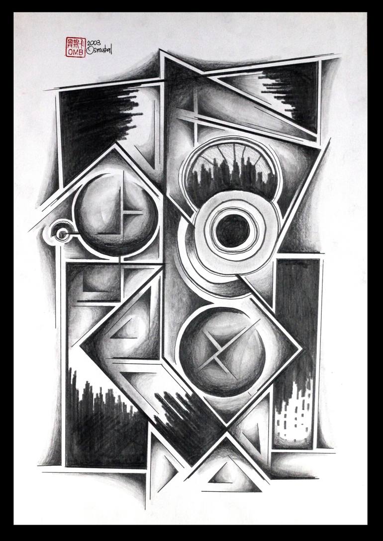 abstract Drawing by Oscar Munoz Balajadia Papa Osmubal | Saatchi Art