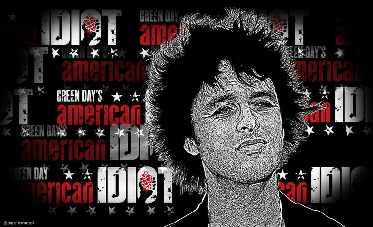 Billy Joe Armstrong-- Green Day Band Mixed Media by Oscar Munoz ...