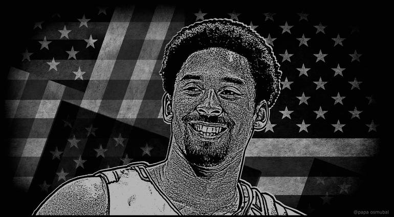 Kobe Bryant-- Los Angeles Lakers Player Mixed Media by Oscar Munoz ...