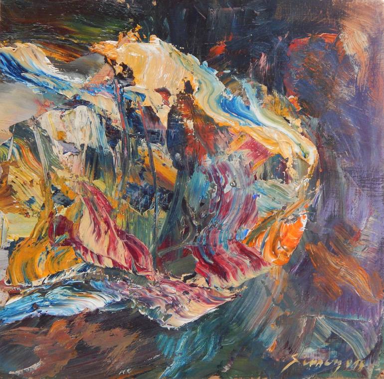 Time and space Painting by Siniša Simon | Saatchi Art