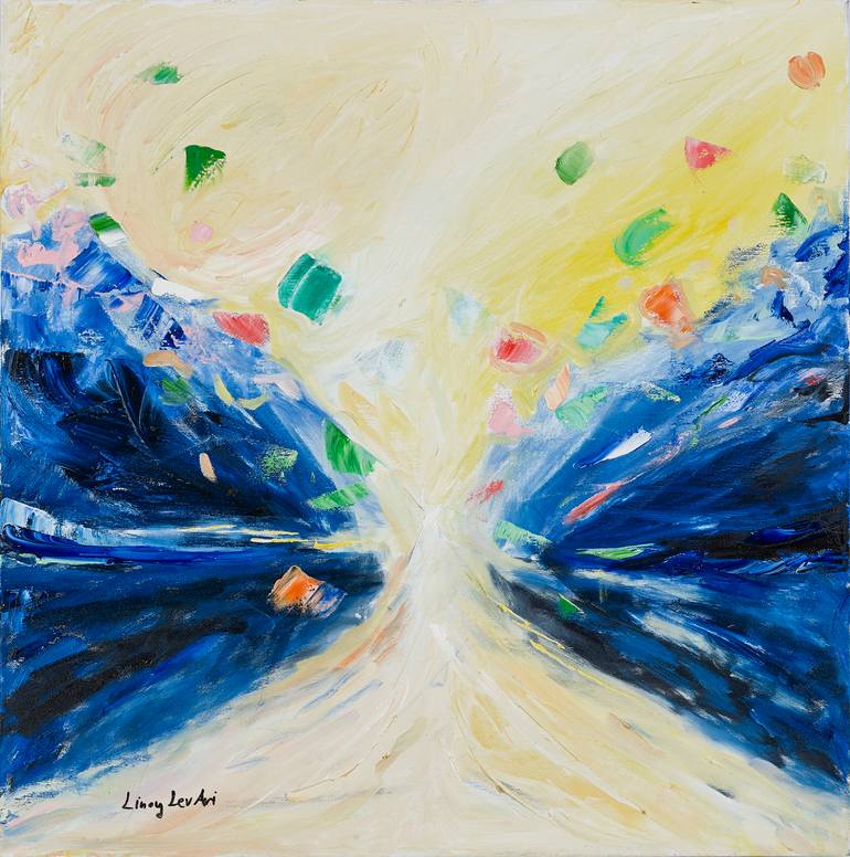 the gate Painting by Karmit Lev Ari | Saatchi Art