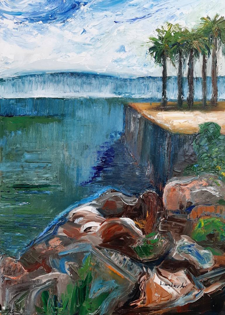 Kinneret Painting by Karmit Lev Ari | Saatchi Art