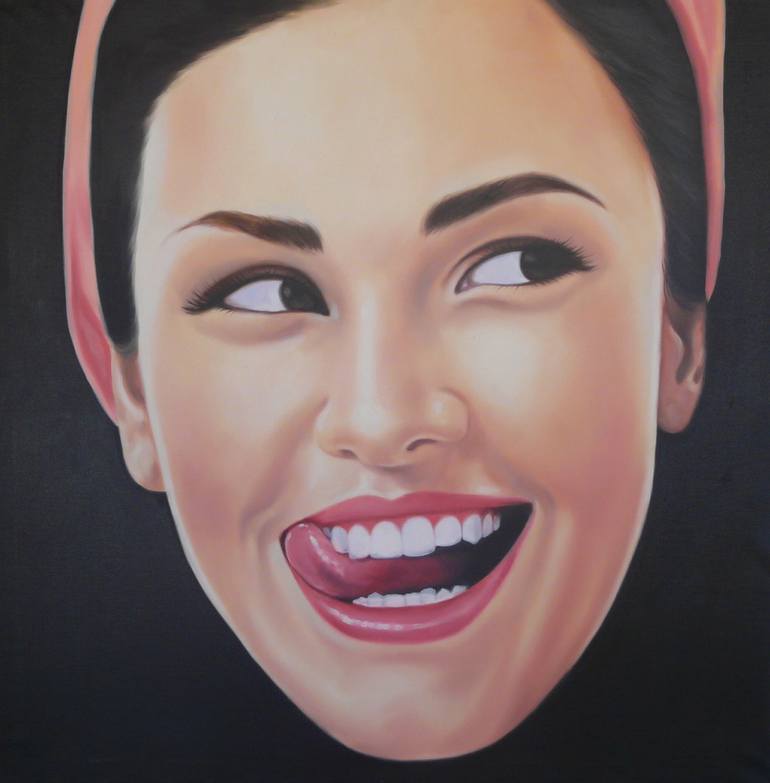 YUM Painting by Leif ArtandStyle | Saatchi Art