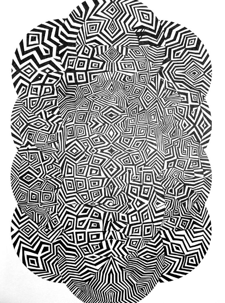 Disintergration Drawing by Tracey Gurr | Saatchi Art