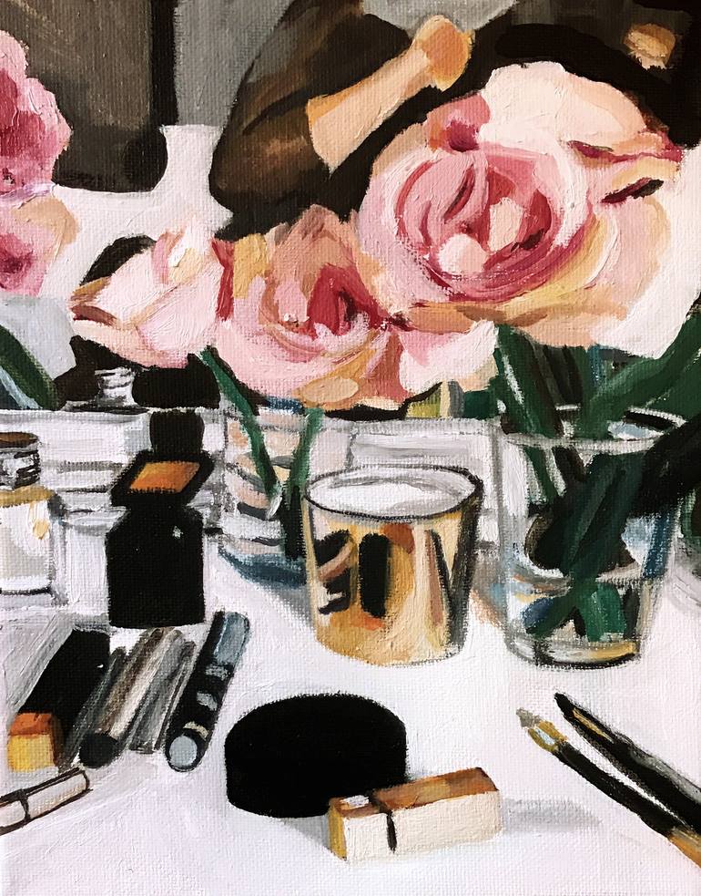 You're Lucky You're Pretty Painting by Sophie Hoad Halma | Saatchi Art