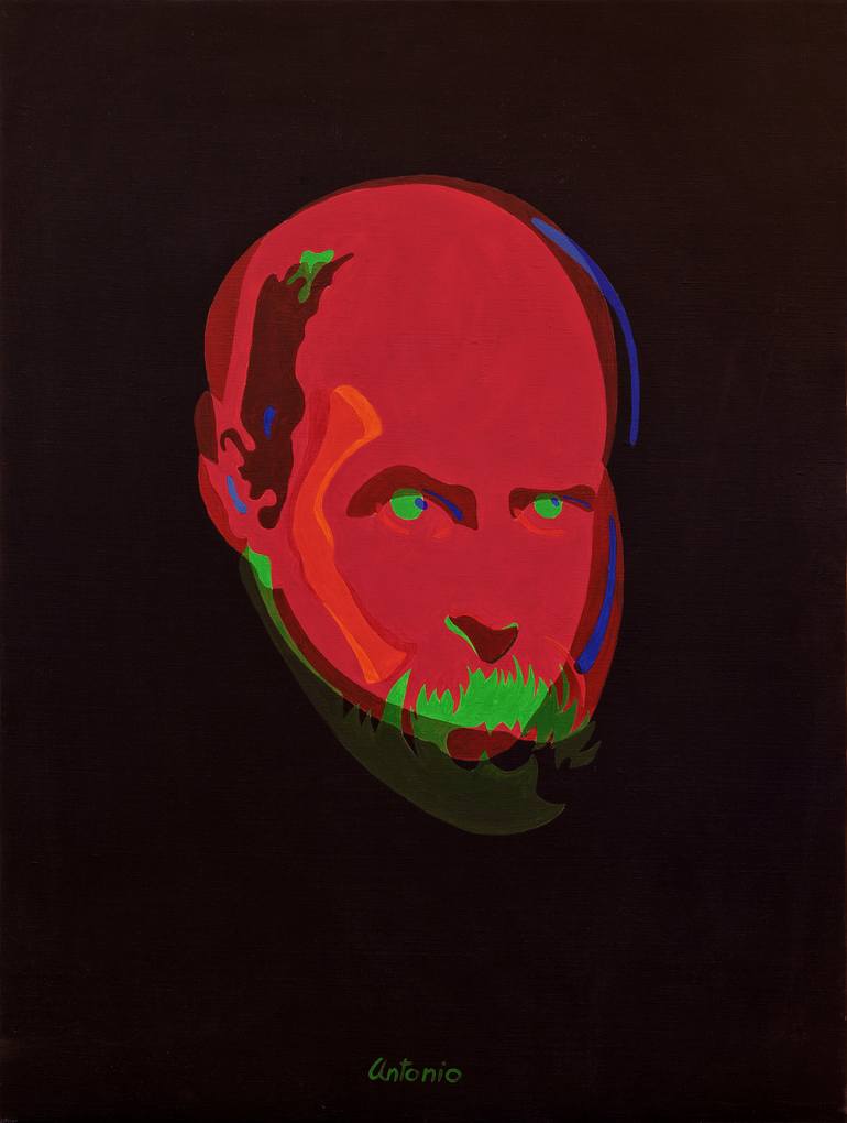 Portrait of Shevchenko TG Painting by Antonio Shevchenko | Saatchi Art