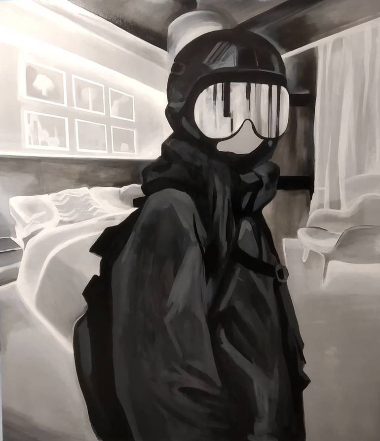 Safety Painting by Tamar Khmiadashvili | Saatchi Art