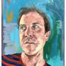 Self Portrait Of The Artist At 37 Painting by Jonathan McAfee | Saatchi Art