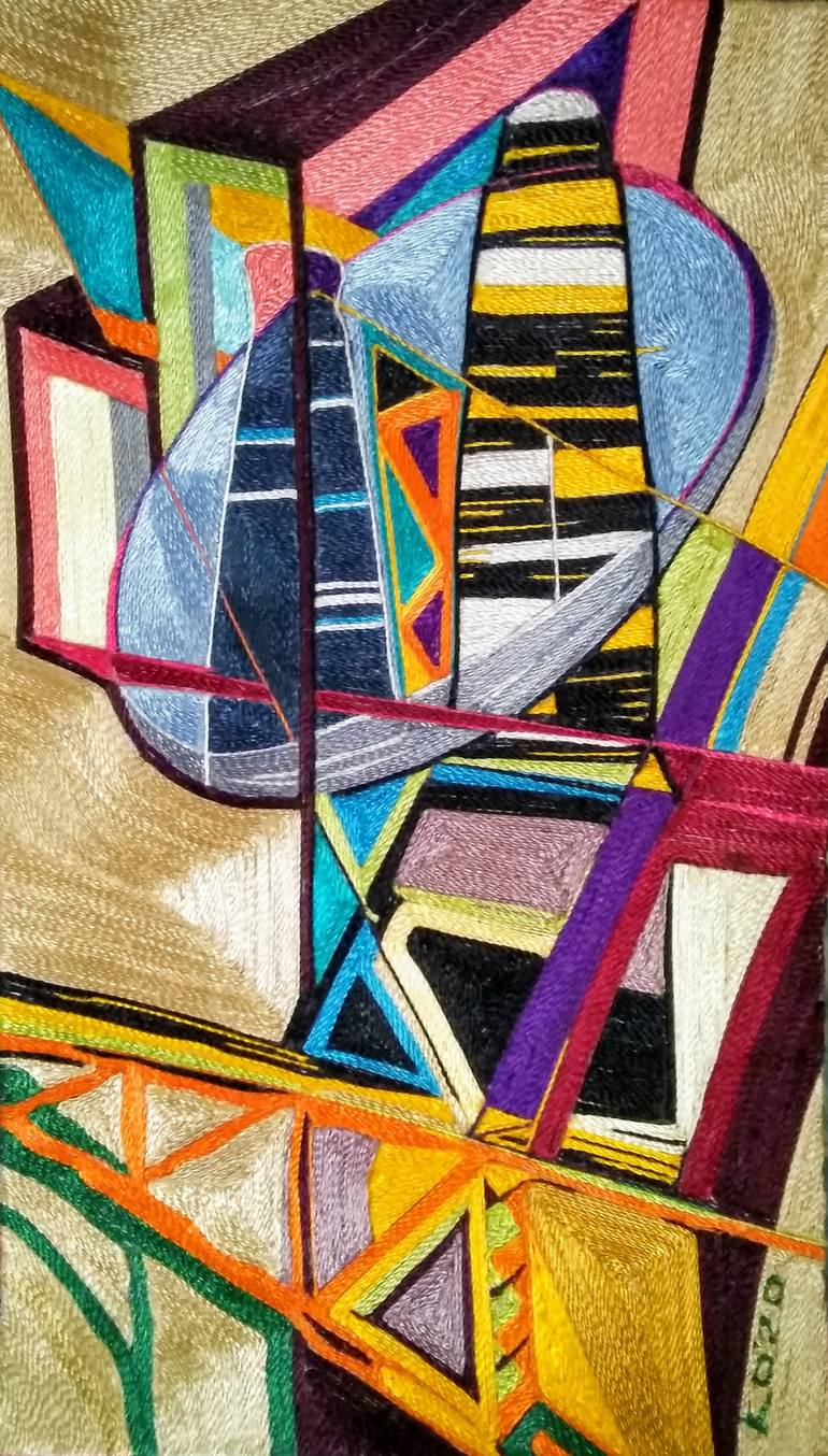 Shattered Prisms Painting by Korede Ojelade | Saatchi Art