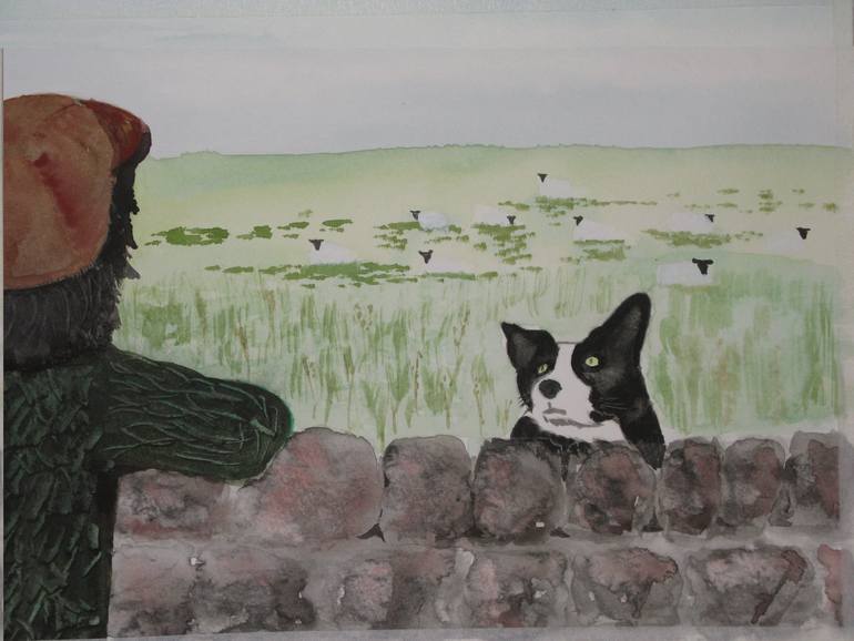 Bring em home Painting by David Watson | Saatchi Art