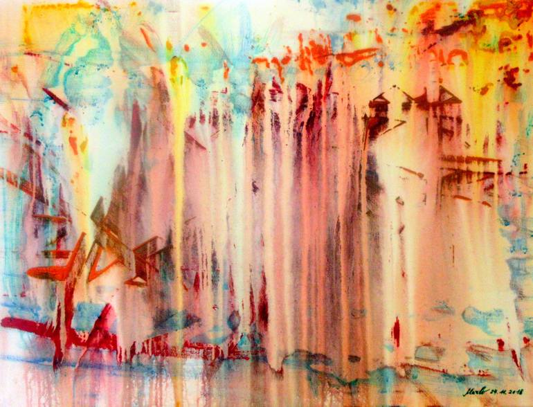 The lost city Painting by Marianne Charlotte Mylonas-Svikovsky ...