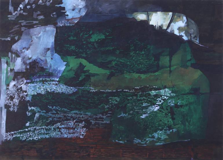 Vila Nova do Ceira Painting by David Clapham | Saatchi Art