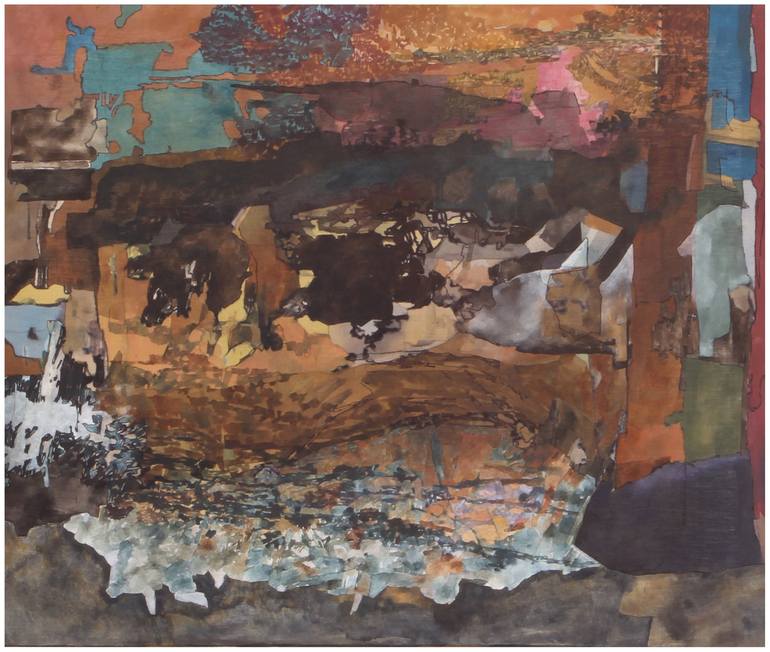 Valley Image Version Three Painting by David Clapham | Saatchi Art