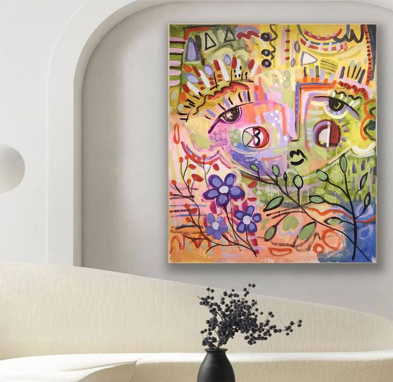 happy day Painting by Jolina Anthony | Saatchi Art United Kingdom