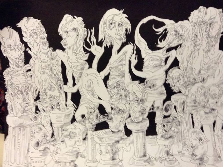 Performance Drawing by Gary Mayer | Saatchi Art