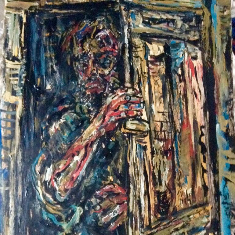 Blood Meridian Series- The Hermit Painting by Gary Mayer | Saatchi Art