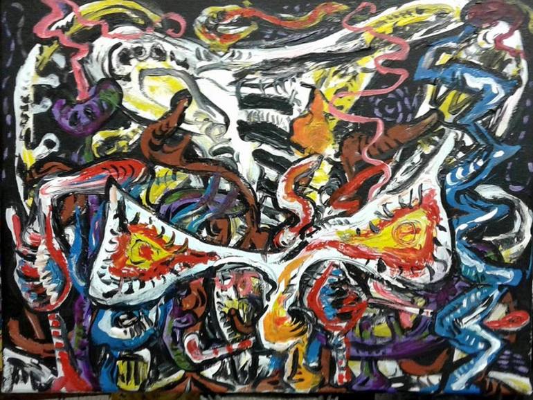 Chrysalis Painting by Gary Mayer | Saatchi Art