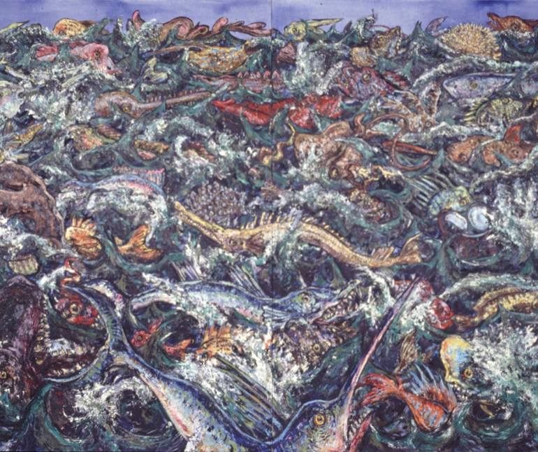 Food Chain Painting by Gary Mayer | Saatchi Art