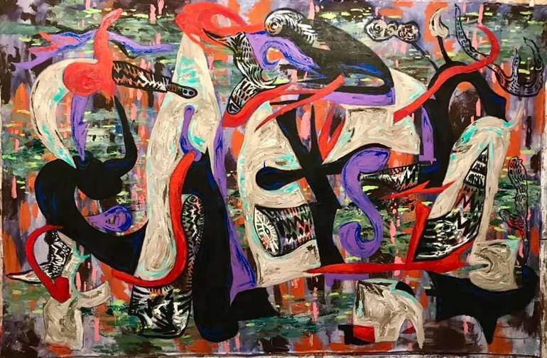 Some Blossom Some Dither Painting by Gary Mayer | Saatchi Art