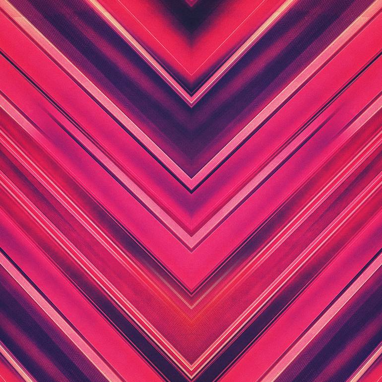 Modern Red / Black Stripe Abstract Stream Lines Texture Design ...