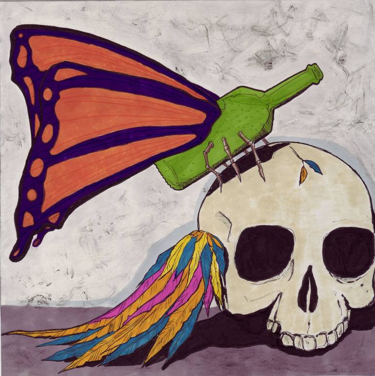 Coexist Drawing by Anthony Barbaria | Saatchi Art