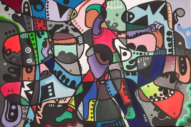 Billionaire (Unconditional Love) Painting by Isiavwe Ufuoma | Saatchi Art