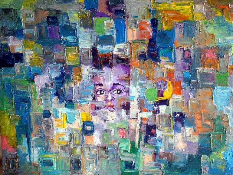 Hidden Veil Painting by Isiavwe Ufuoma | Saatchi Art