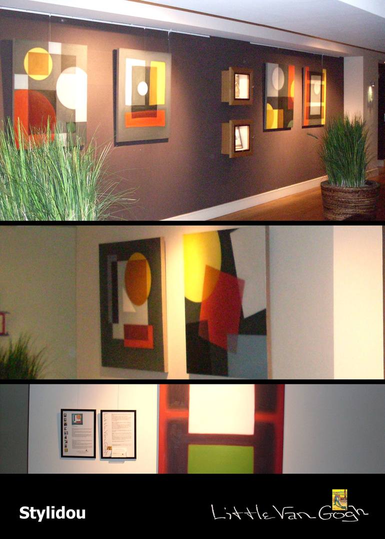 Exibition Little Van Gogh abstract series Painting by Varvara Varvara ...