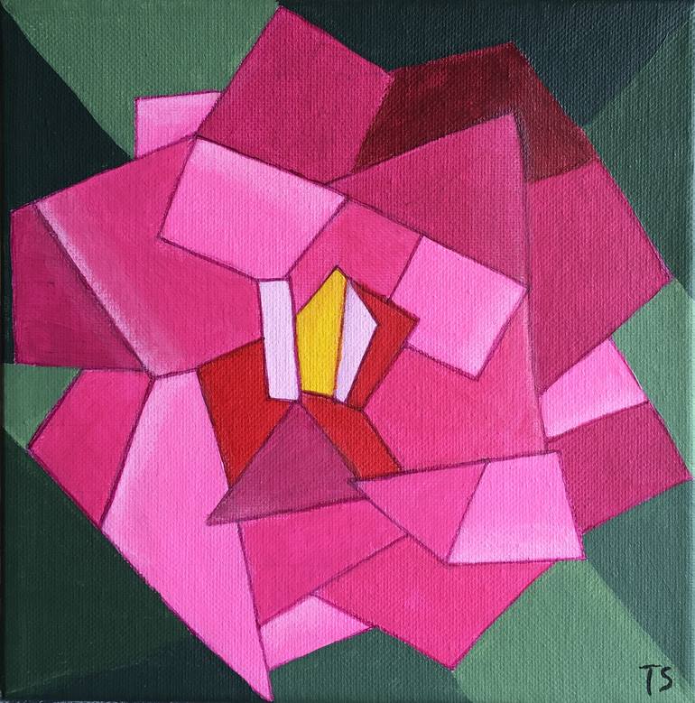 Camellia Painting by Tamara Savchenko | Saatchi Art