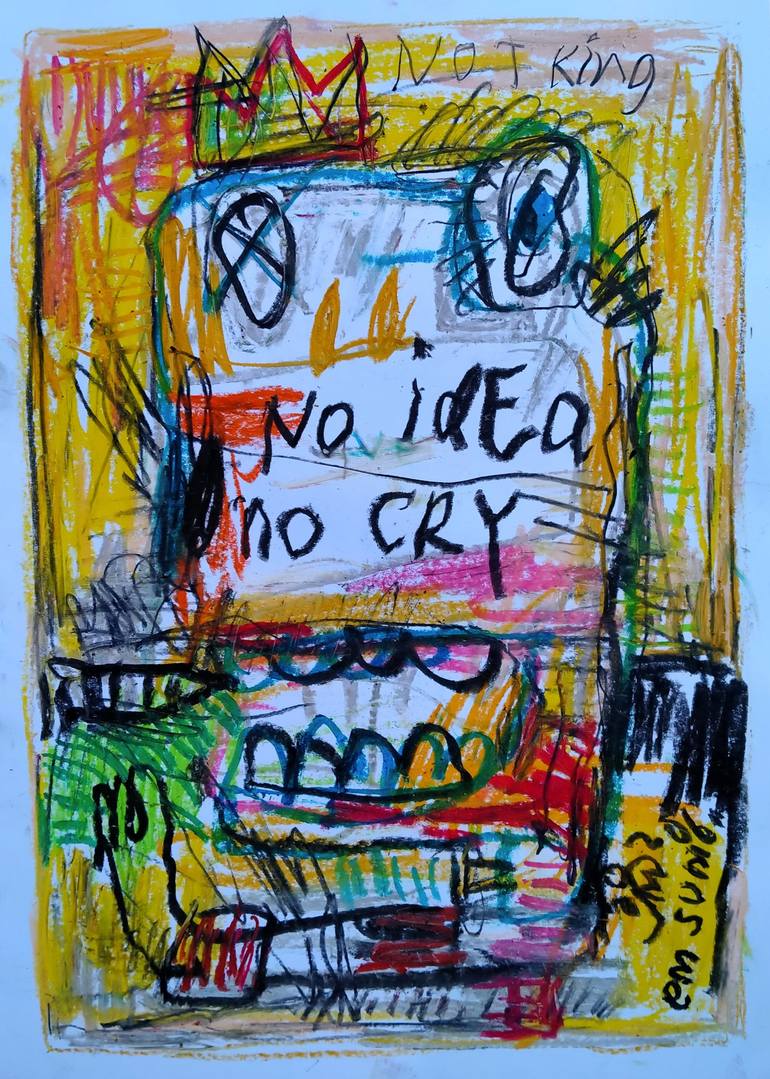 No Idea No Cry Drawing by Martinus Sumbaji | Saatchi Art