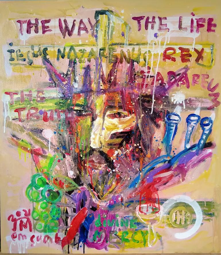 Divine Mercy 02 Painting by Martinus Sumbaji | Saatchi Art