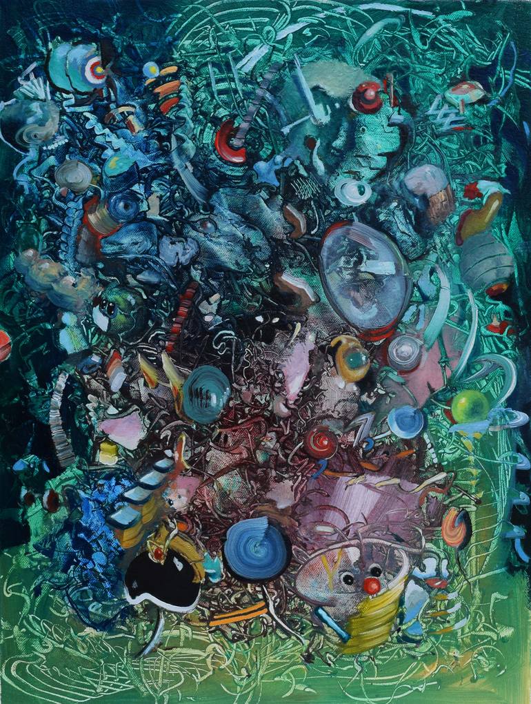 Emporium II Painting by Andrew James Robinson | Saatchi Art