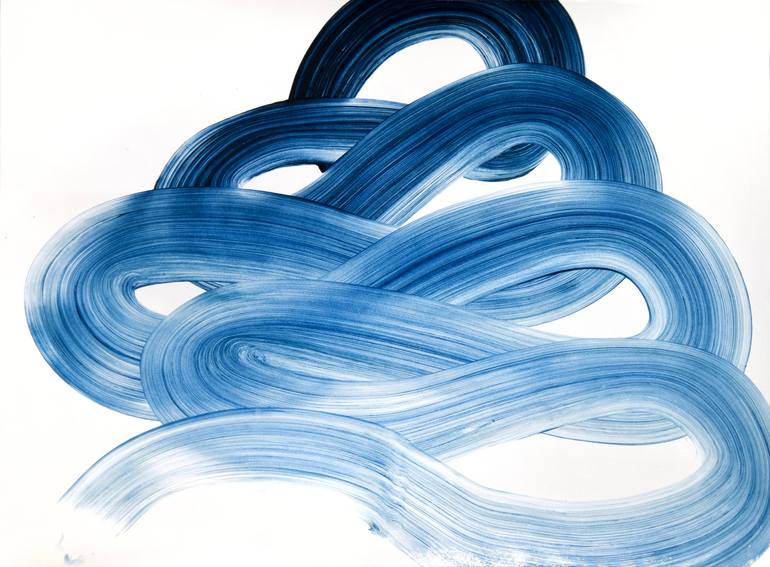 Dragon Wave Painting by Yeachin Tsai | Saatchi Art Portugal