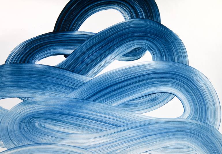 Dragon Wave Painting by Yeachin Tsai | Saatchi Art Portugal