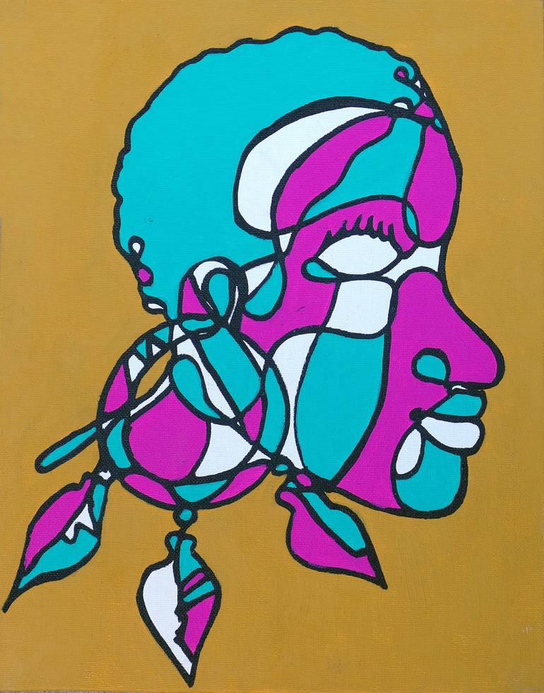 lady 6 Painting by rob ray | Saatchi Art