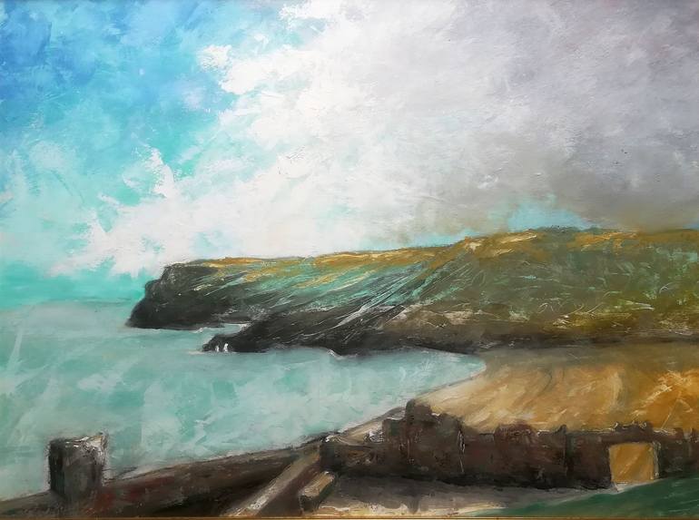 Barafundle Painting by ray burnell | Saatchi Art